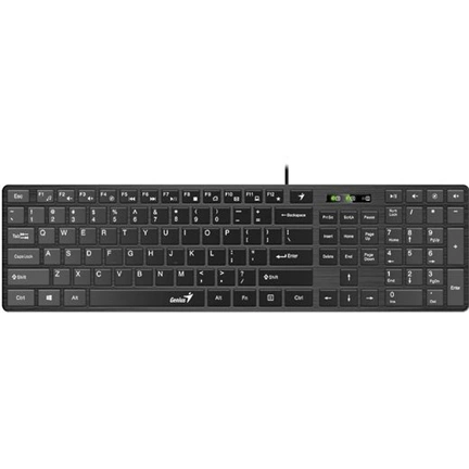GENIUS Keyboard SlimStar 126 USB Black HU - The Blue Chip Kft.