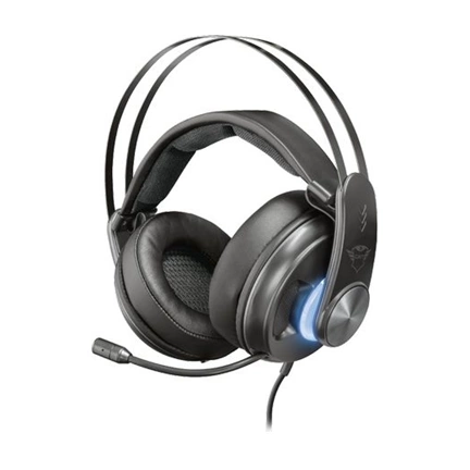 Trust GXT 383 Dion 7.1 Bass Vibration Headset Black - The Blue Chip Kft.