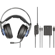 Trust GXT 383 Dion 7.1 Bass Vibration Headset Black - The Blue Chip Kft.